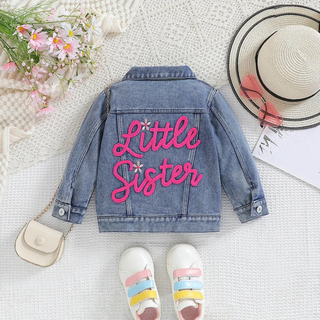Pre order the fam denim jacket – Kidz Slay Apparel