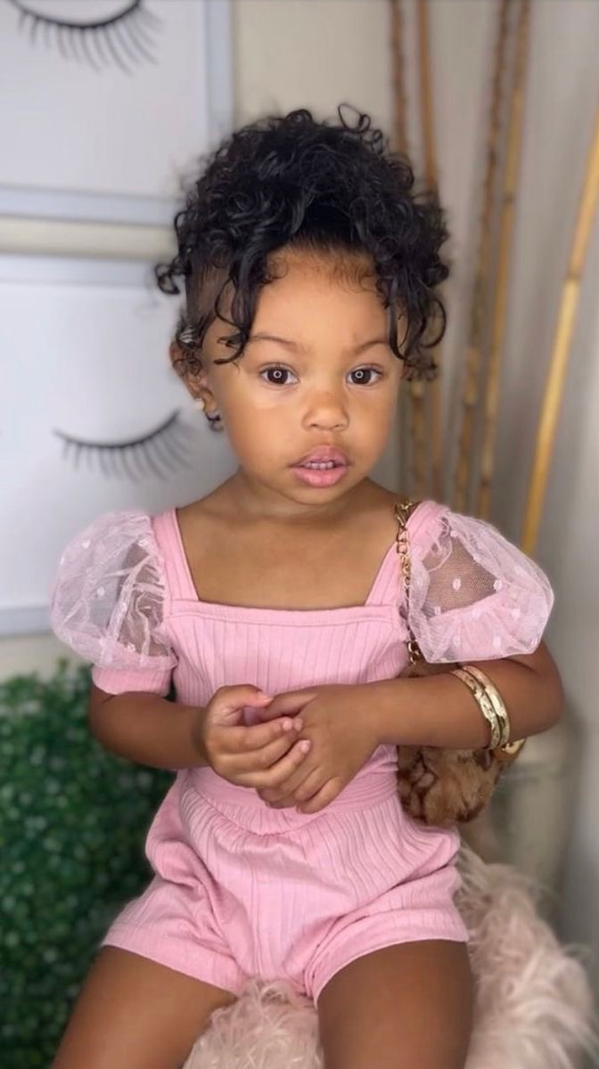 Pinky Polka Dot Romper – Kidz Slay Apparel